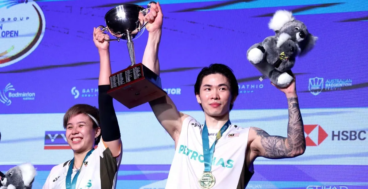 TERKINI :Jumlah Wang Hadiah Tang Jie-Ee Wei Kaut Selepas Muncul Juara Terbua Australia - Media Sukan